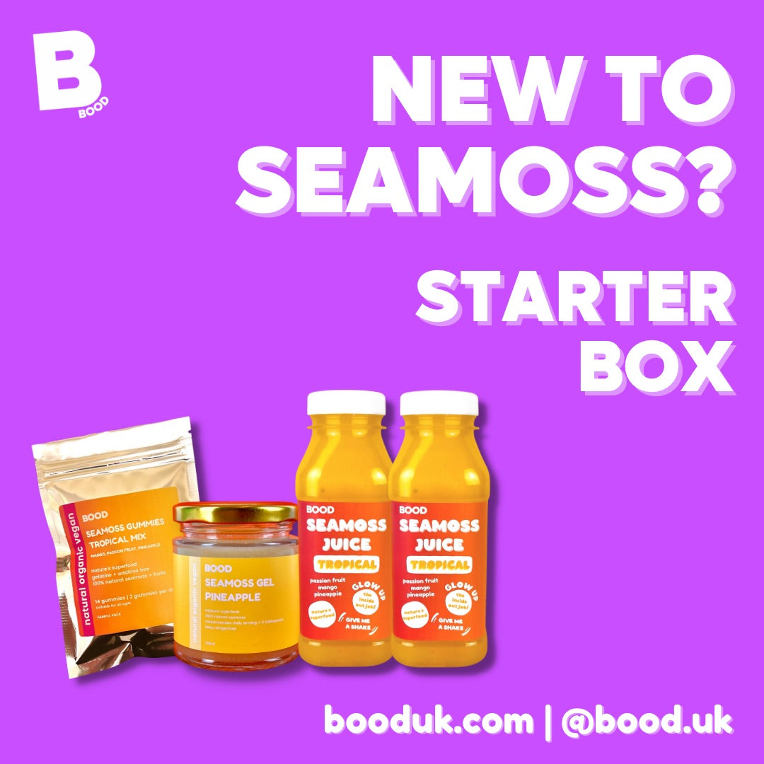 Seamoss Gel, Gummies and Juice - Starter Box - Bood UK