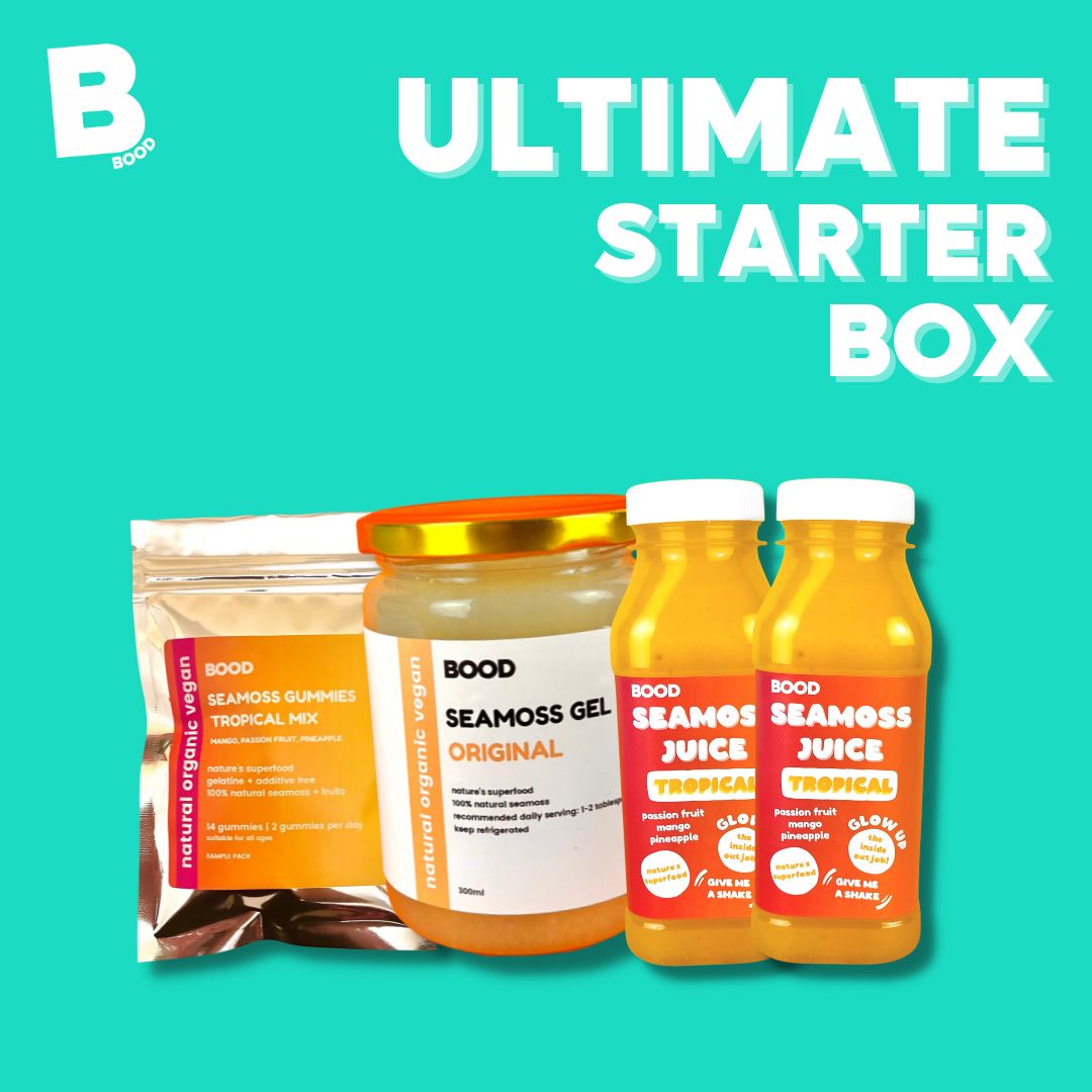Seamoss Gel, Gummies and Juice - Starter Box - Bood UK